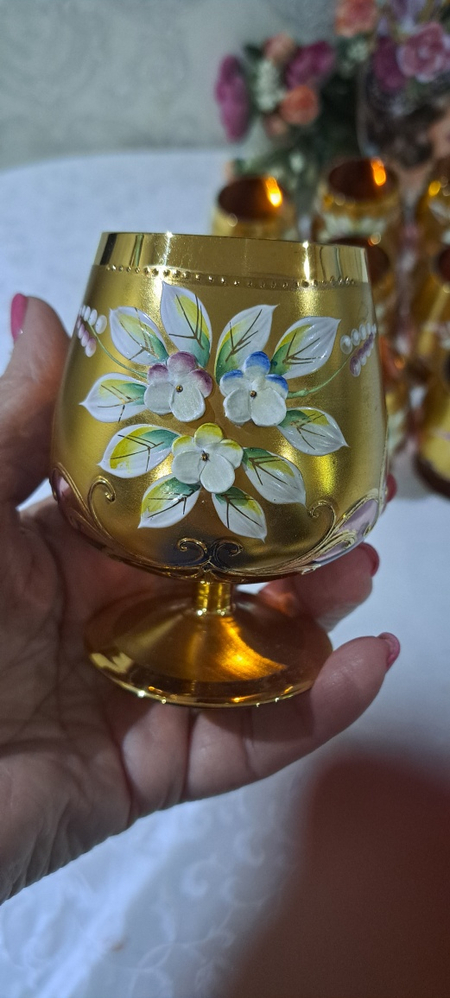 Чехословакия богема фужеры 12штук состояние новый!