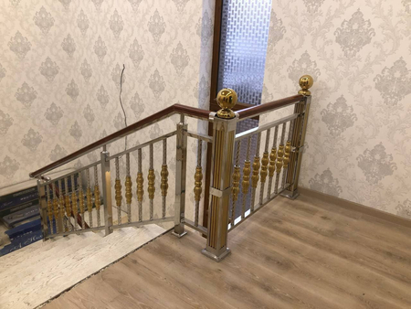 Перила из нержавйка с горятом любая изделнй  закази