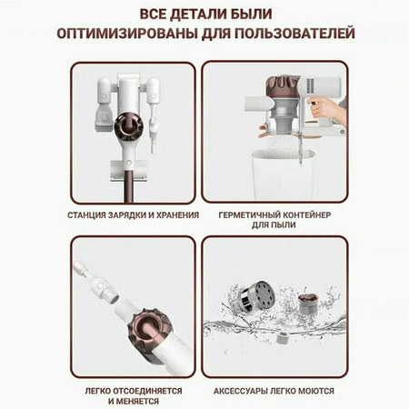 Пылесос Dreame XR, белый