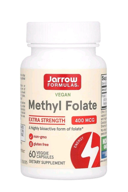 Метилфолат  Жарров. Jarrow metilfolat 400 мг 60 капсул