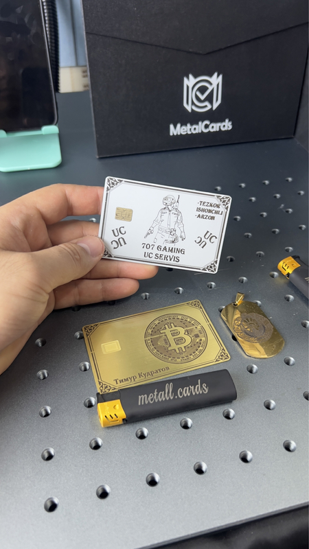 Металлические карты, metall card