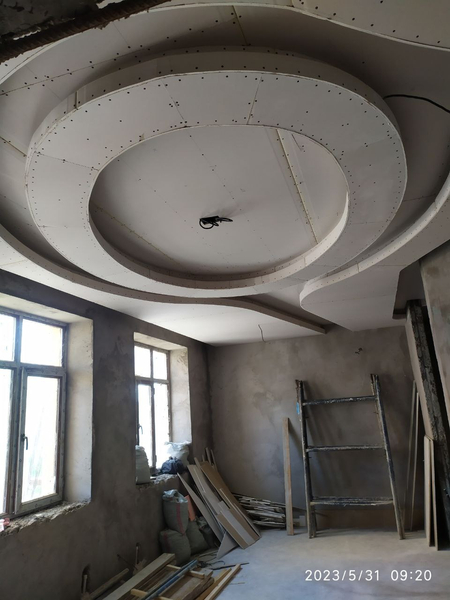 Gipiskarton Qotiramiz Pilastik Qotiramiz
