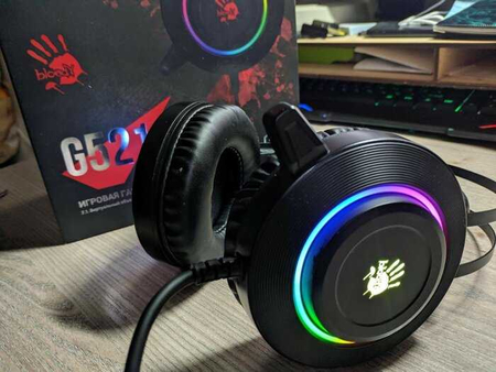 продам новый игровой наушник A4TECH Bloody G521 /Виртуальный звук 7.1