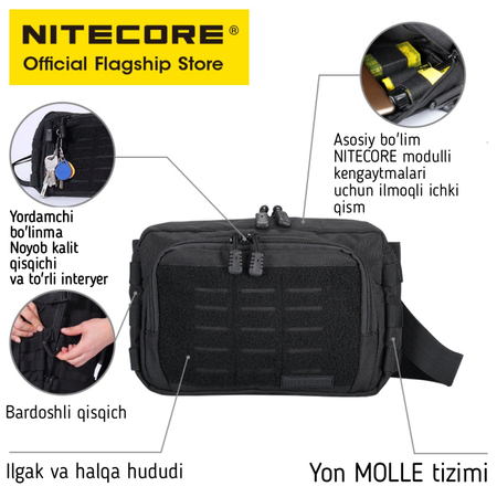NITECORE sumkasi Bepul yetkazish