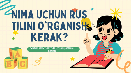 Rus tili kursi 5 oyda!