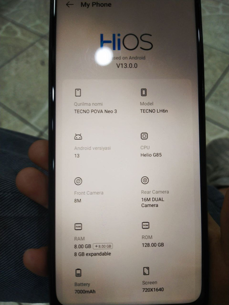 Techno pova neo 3