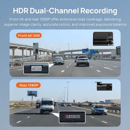 Видеорегистратор 70mai 4K A810 HDR Dash Cam Set+SD Card 128GB+Kit UP03