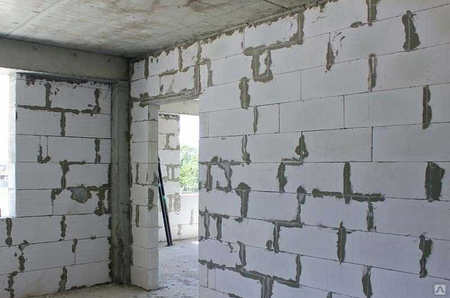 Кладка газоблока