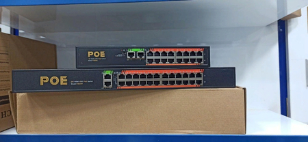 Poe switch 24+2 портовый, от первых рук, В НАЛИЧИИ