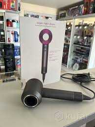 Фен для волос Super Hair Dryer, стайлер, 5 насадок, полка в подарок