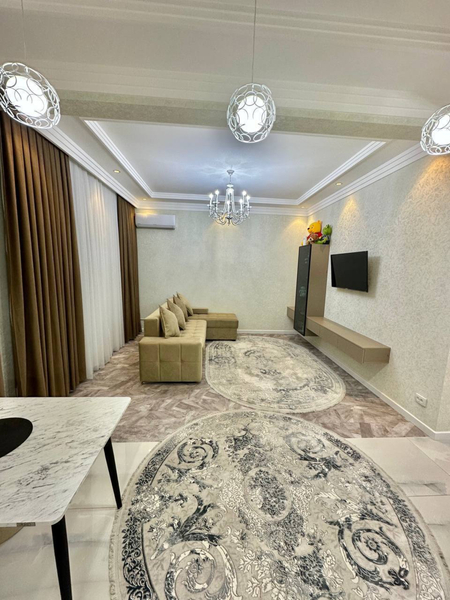 Паркентский Новостройка Real House 2 комнатная 2 этаж, 60м2.Кирпич