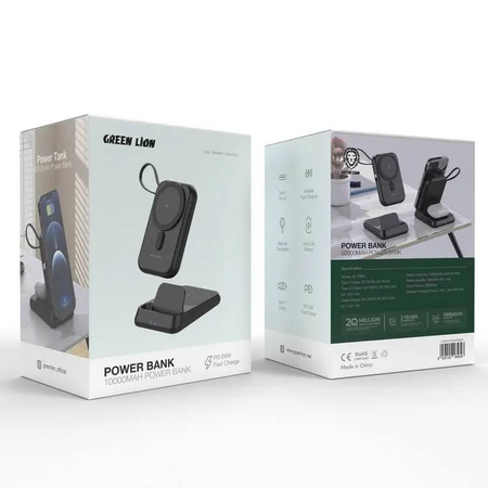 Power Bank MagSafe Monaco Green Lion
