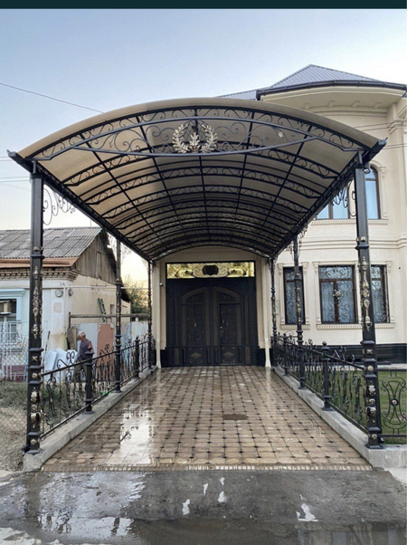 Лексан. Монолитый навес Навесы из профиля. Конструкции любой сложности
