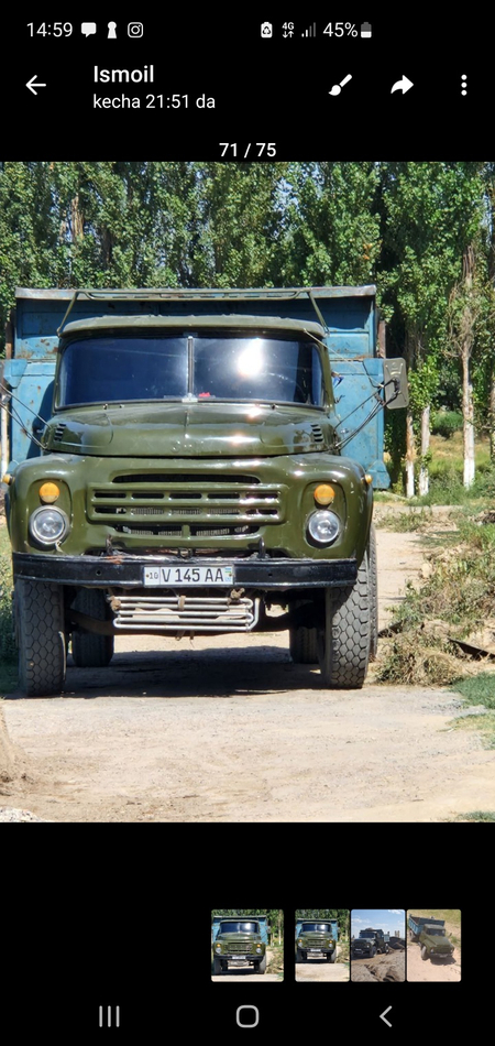 Zil 130 ural mator qilingan starter yengi ustida gaplawiladi