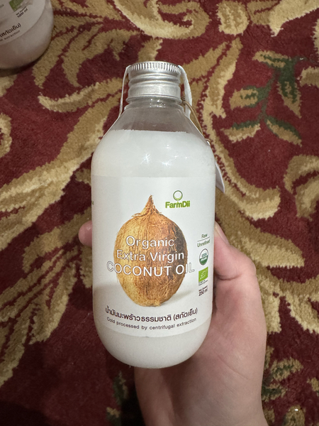 Кокосовая масло 100% Vegan Organic