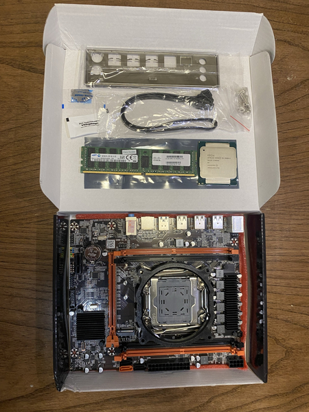 X99 Intel E5-2680V3 16 ГБ samsung DDR4: ВСЁ В КОМПЛЕКТЕ