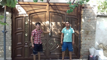 Darvoza reshotka naves darvoza remont qilamiz kraska sepamiz
