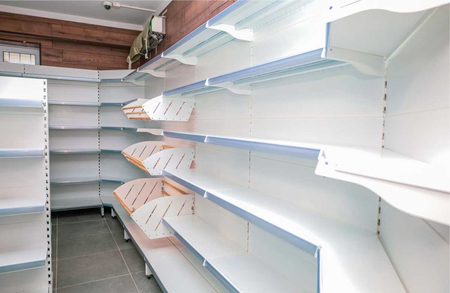 Продаются прочные торговые стеллажи для магазина, маркета