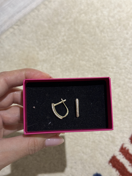 Серьги 585 проба