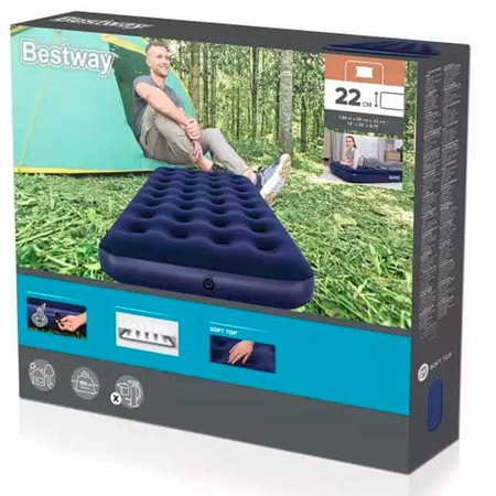 Надувной матрас 99х188х22см  Bestway 67001 Бесплатная Доставка