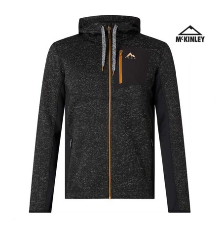 McKinley Австрия Мужской джемпер с капюшоном,  технология Dry Plus Eco