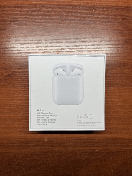 Беспроводные наушники AirPods 2 сенсорные, с беспроводной зарядкой