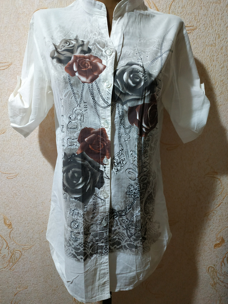 Жен. рубашки.Пр-во Индия и Турция. Раз. M 46. (40)