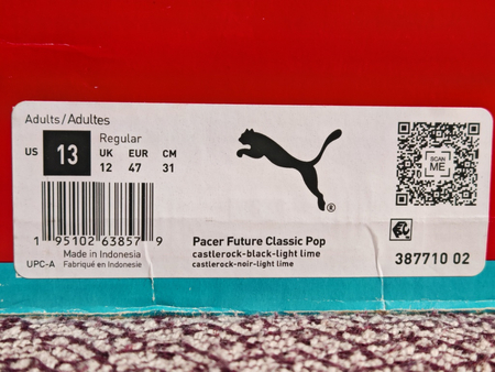Puma Pacer Future Classic Pop US13/EUR47