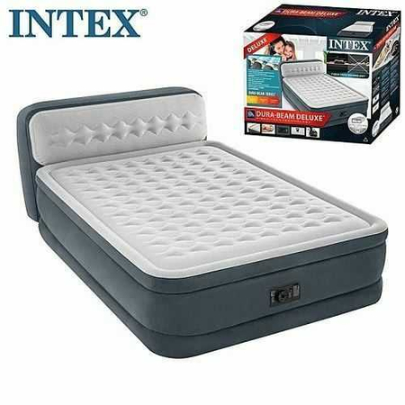 Скидка Надувная кровать Матрас 236x152x86 см Насос+сумка Intex Доставк