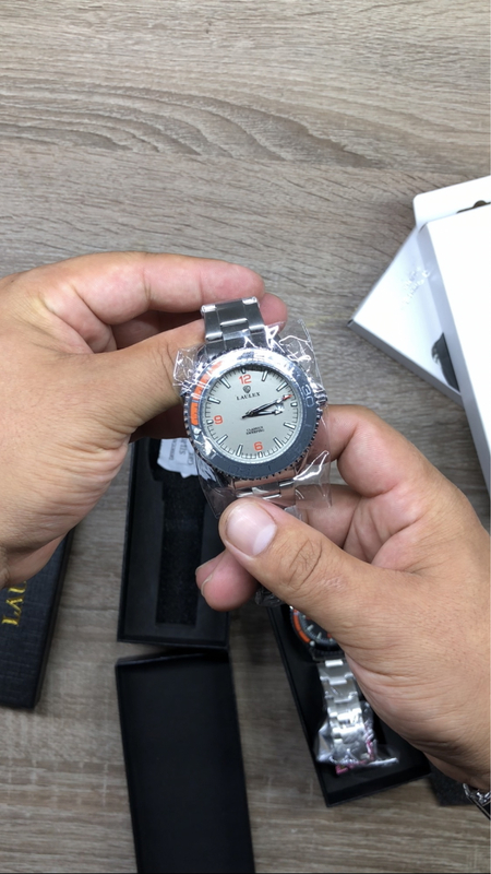 Round watch.