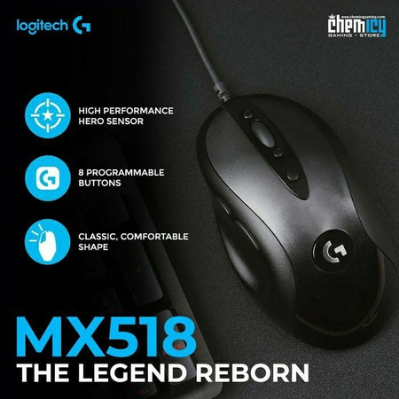 Топ!Logitech MX518 (HERO DPI 16K) Игровая мышка/мышь