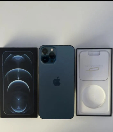 Apple Iphone 12 pro max   ( LLA )passific blue (ko'k rang)
