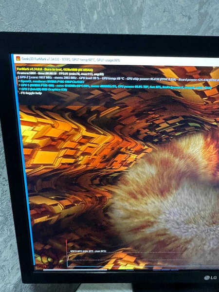 Игровой кейс c монитором 8 поколение/ DDR4 16gb / GPU 6gb/ SSD