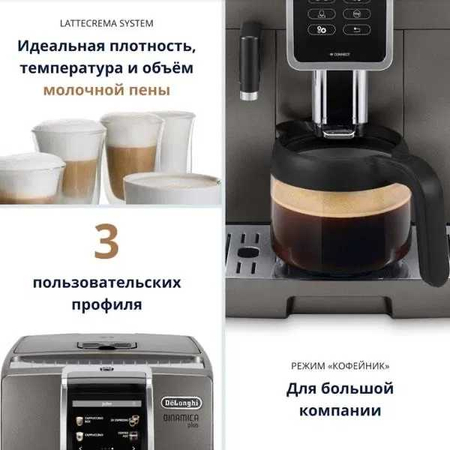 Кофемашина DeLonghi ECAM 370.95.T доставка