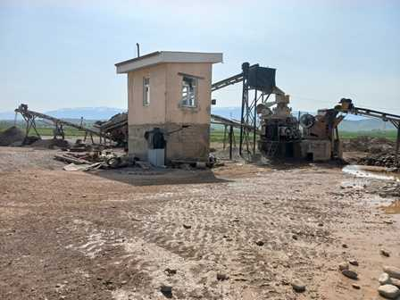 Toshni saralash va maydalash uskunalar jamlanmasi