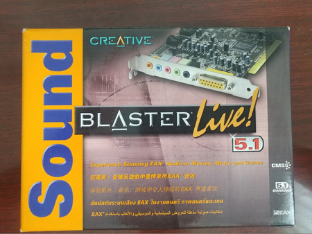 Звуковая карта CREATIVE Sound Blaster Live! 5.1