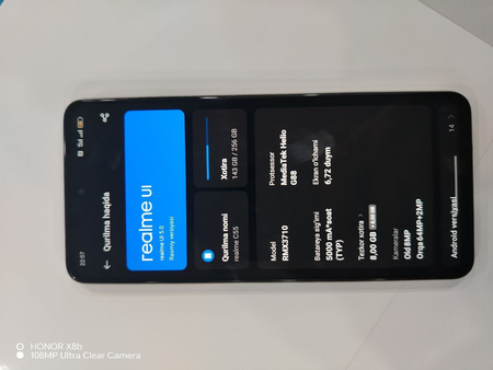 Realme c 55 8+8/256 tali holat ideal