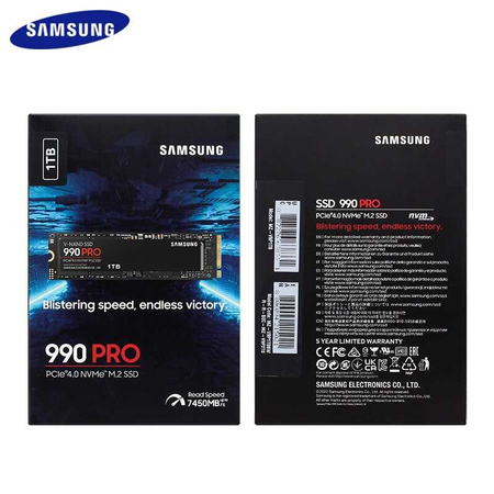 Hовый модель SAMSUNG 990 PRO 1Tb  6900/7450 МБ/сек
