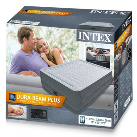 Надувная кровать Intex 64418, встроенный электрический насос 220 В, су