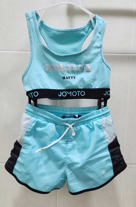 Спортивный костюм Jomoto (топик, шорты, куртка) для девочки