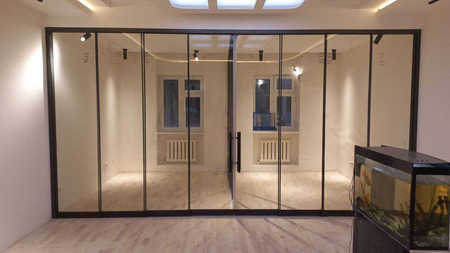 Стеклянные Раздвижные двери купе перегородки Loft eshik Двери лофт
