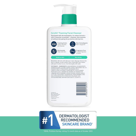 Cerave Foaming Facial Cleanser