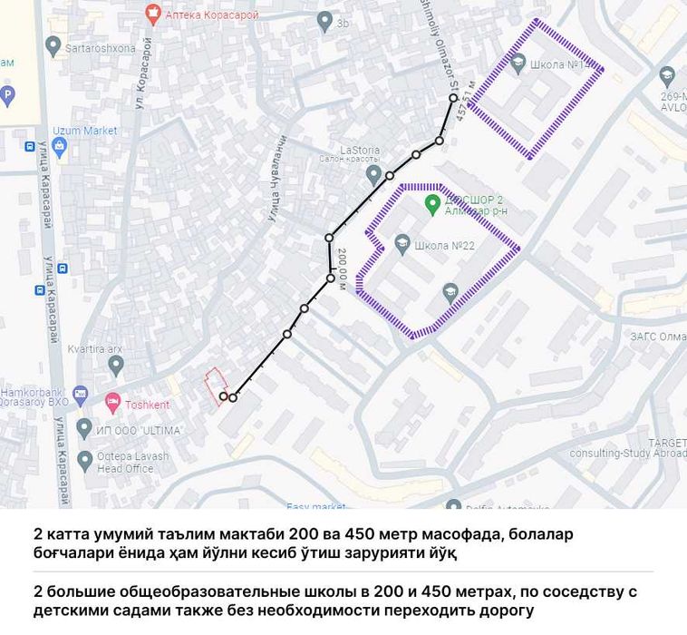 Shahar markazidagi er uchastkasi / Земельный участок в центре города