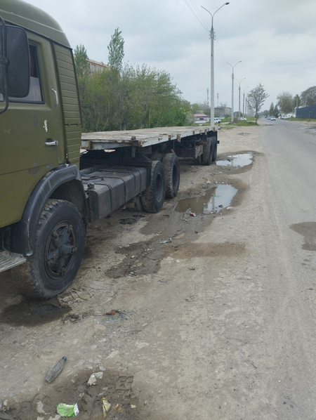 КАМАЗ шаланда продаётся  на хаду KAMAZ sotiladi