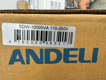STABILIZATOR napryajeniya ANDELI-QR-bilan TOZA Original SDW-10kv Model