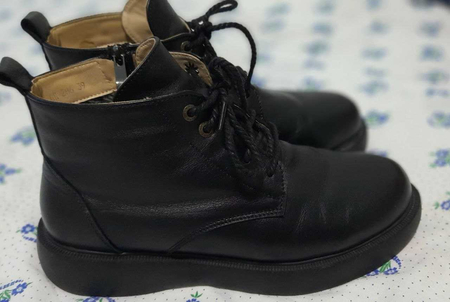 Женские ботинки кожаные