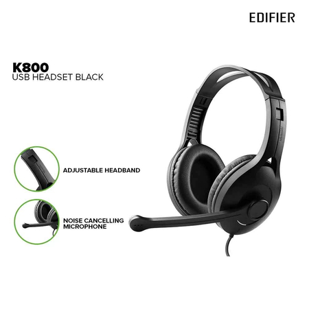 Гарнитура Edifier K800 USB наушники для оффиса и калл центр