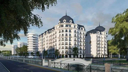 ЖК Lafayette КУШБЕГИ Ш.Руставели 4-комнатная ДУПЛЕКС 116м2 коробка!!