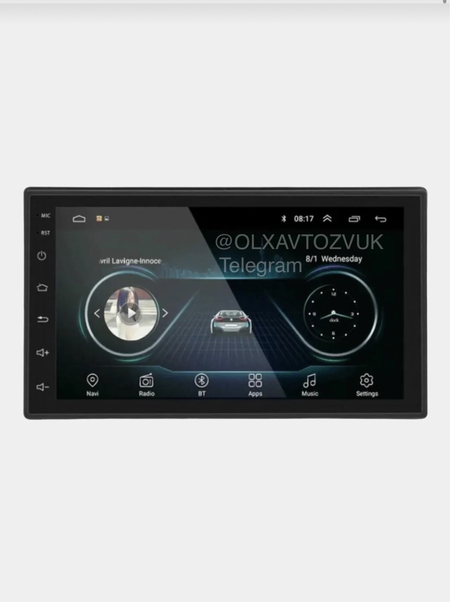 Андроид Wifi gps usb bt ақли мафон янг мадел келд gentra cobalt nexia