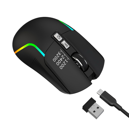 Mouse Bluetooth Cherger Green Gaming GL RM5